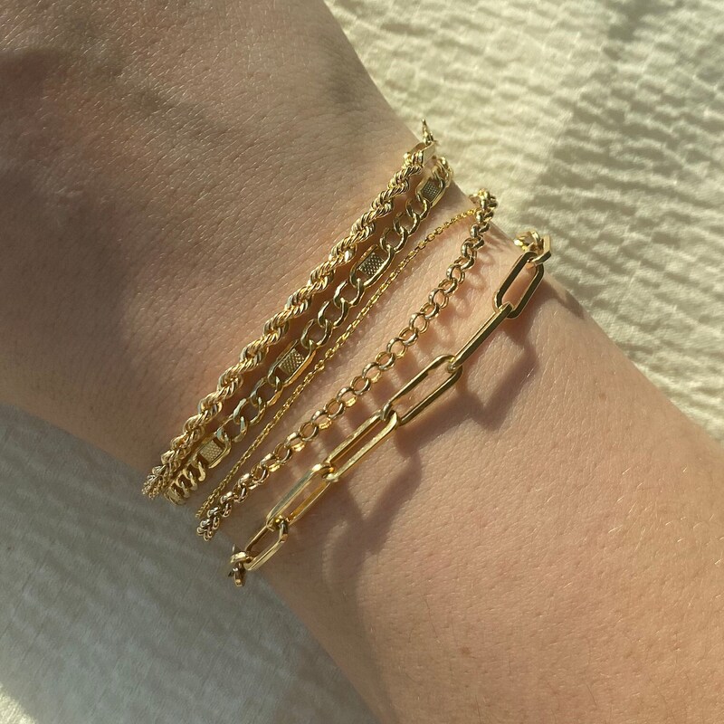 Solid Gold Bracelet - Etsy