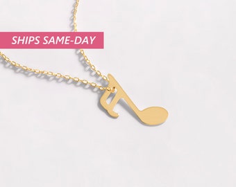 Gold Music Note - Etsy