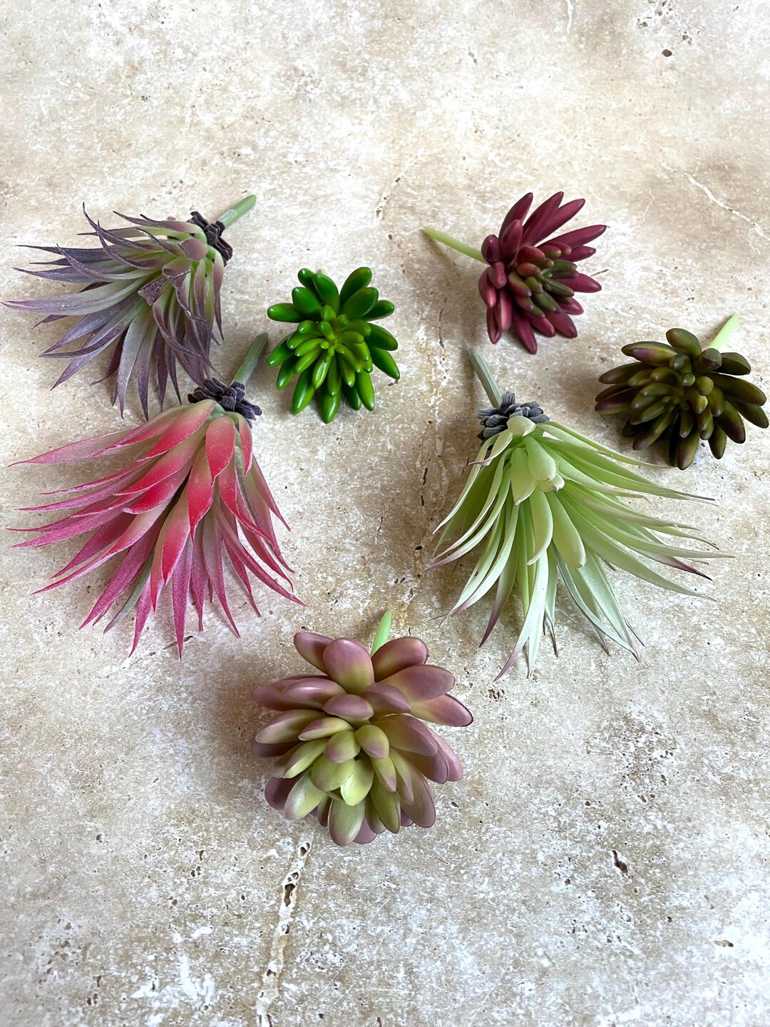 Artificial Succulents Pick and Mix X3 - Etsy