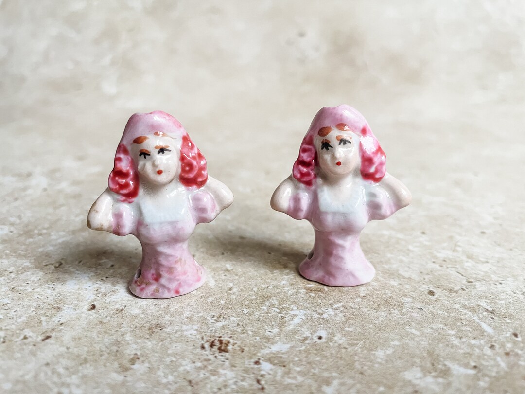 2 X Small Half Lady Pin Cushion Dolls - Etsy