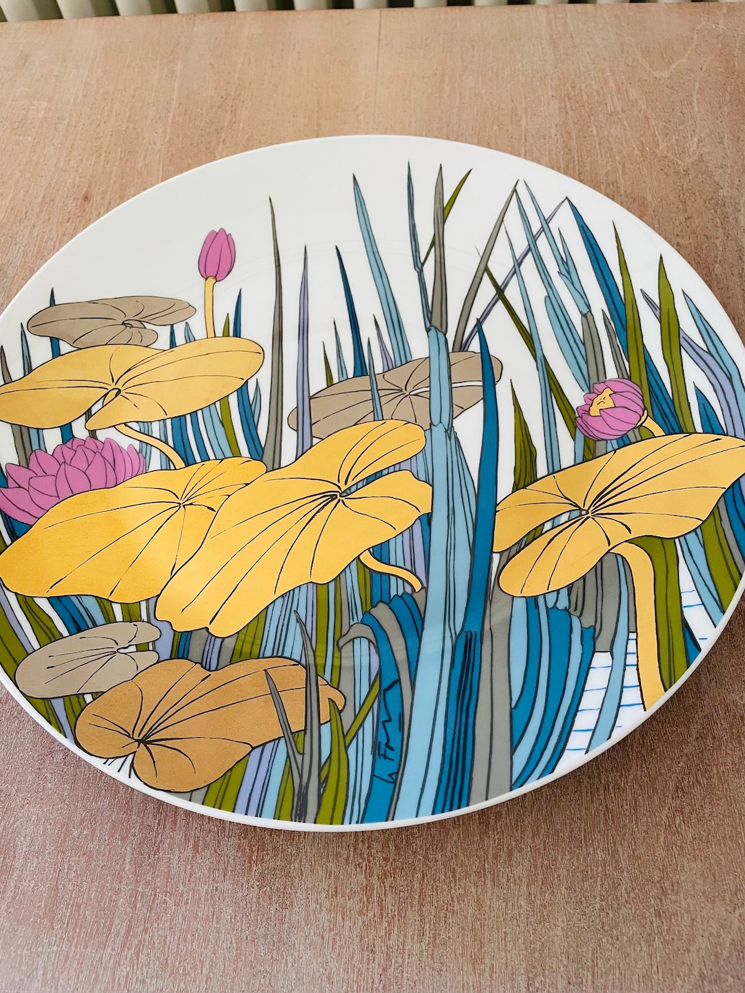 Rosenthal Studioline Gold Water Lily Plate - Etsy