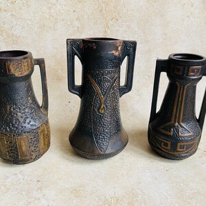 3 X Bretby Clanta Art Nouveau Ceramic Vases - Etsy