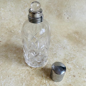 Lead Crystal Glass Perfume Bottle - Etsy