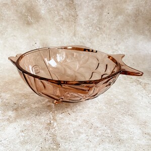 Pressed Glass Fish Fruit or Salad Bowl - Etsy