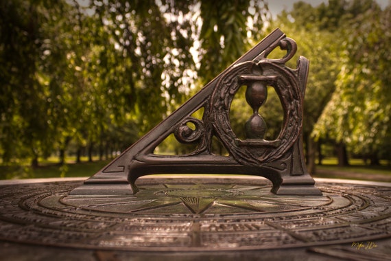 Art Print : Sundial Close-up a Color Photograph | Etsy