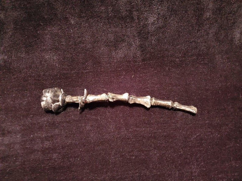 Black Bone Rose Blossom With Black Stem Ox Tail Dark - Etsy