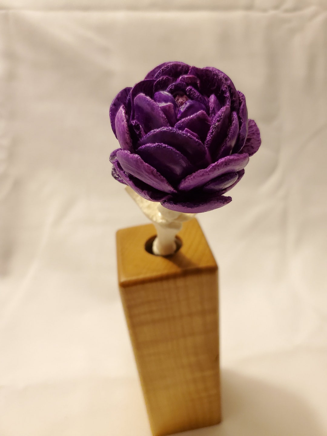 Purple Bone Rose Ox Tail Dark Floral Bone Flower - Etsy España