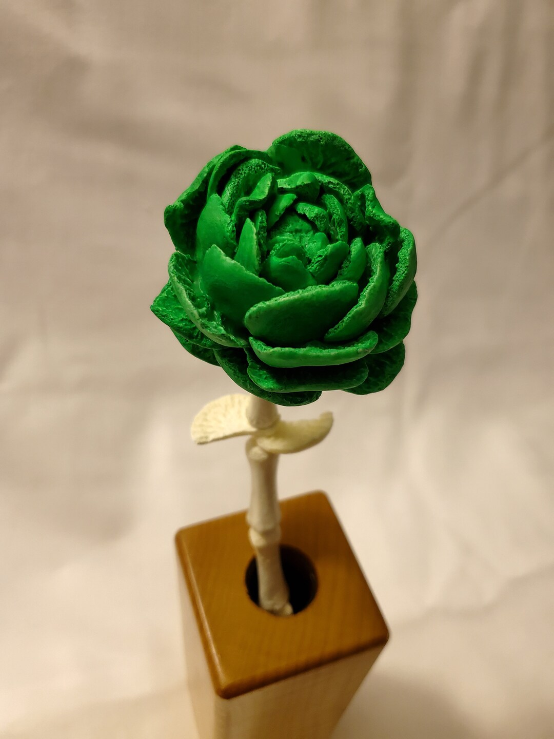 Green Bone Rose - Ox Tail - Dark Floral - Bone Flower - Gothic Gifts ...