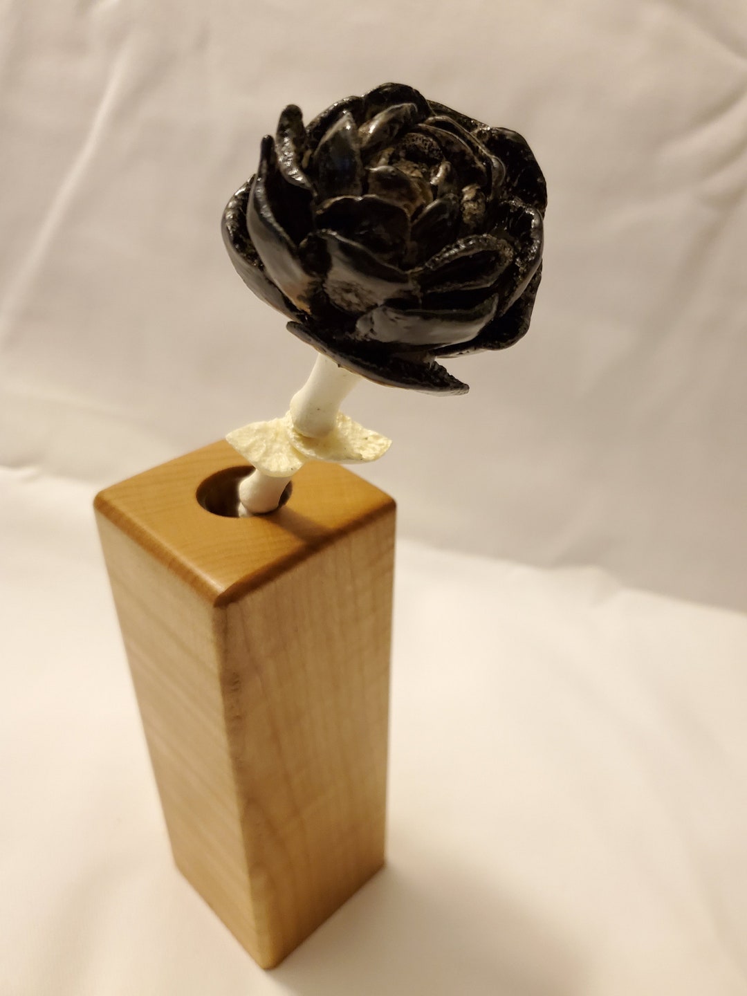 Black Bone Rose Ichor Ox Tail Dark Floral Bone Flower Gothic gifts ...