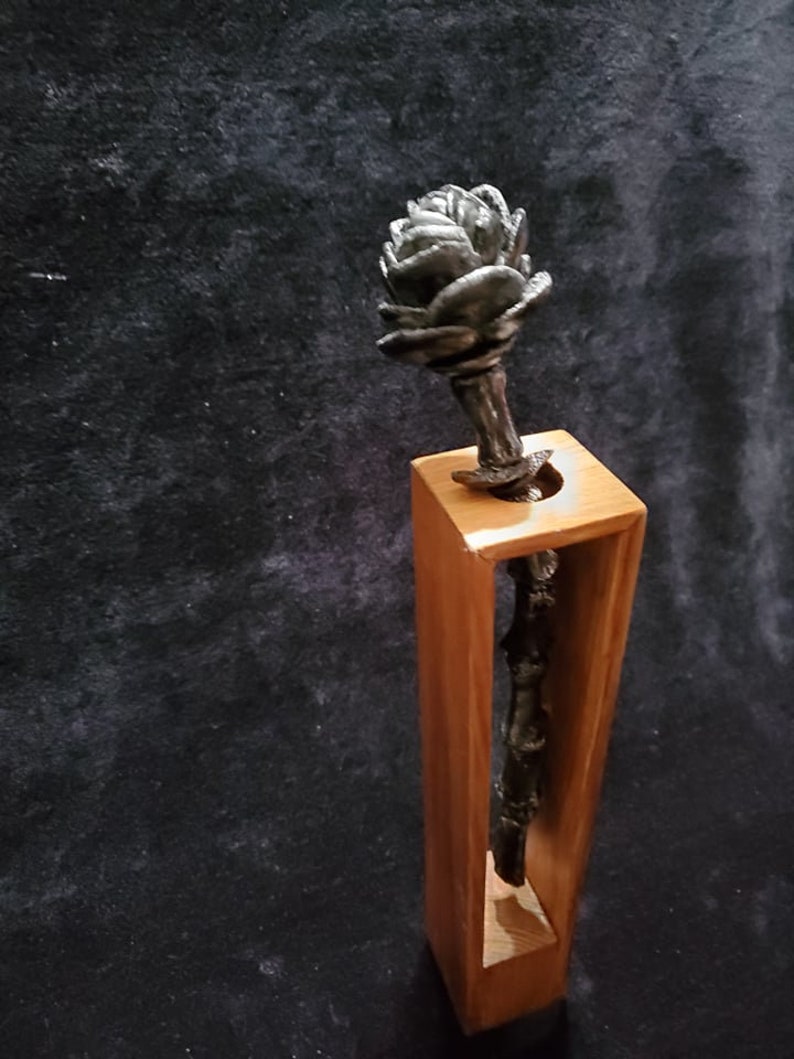 Black Bone Rose Blossom With Black Stem Ox Tail Dark - Etsy