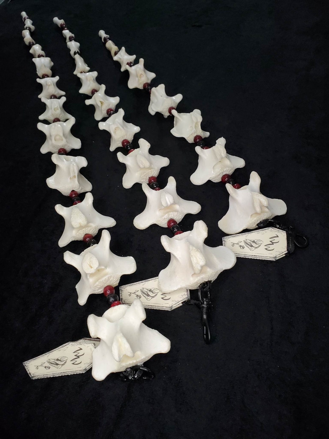 Articulated Bone Tail - Black and Burnt Red (demonsblood) - Oxtail ...