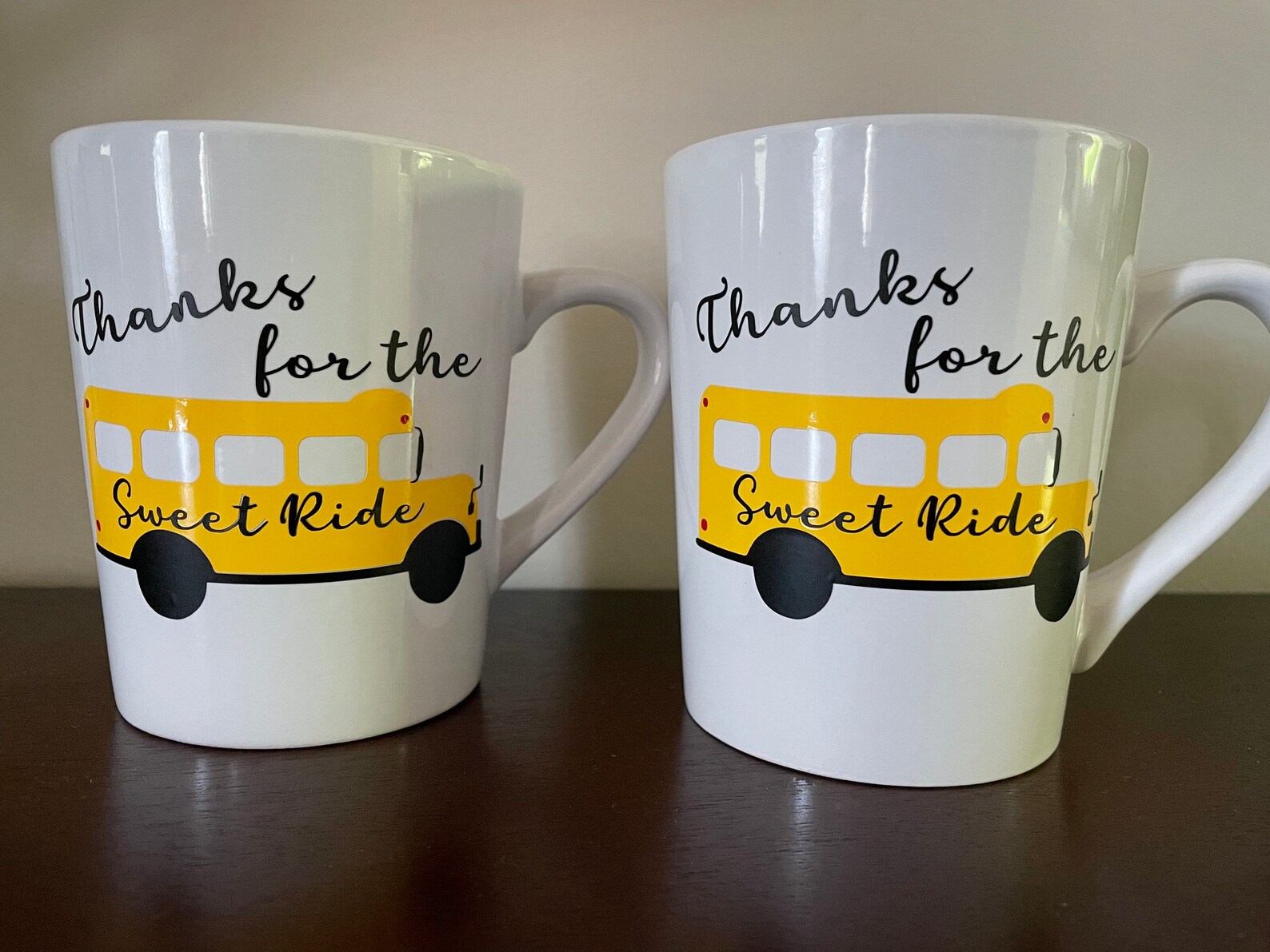 Thanks for the Sweet Ride Svg / Bus Driver Gift / Thank You Bus Driver ...