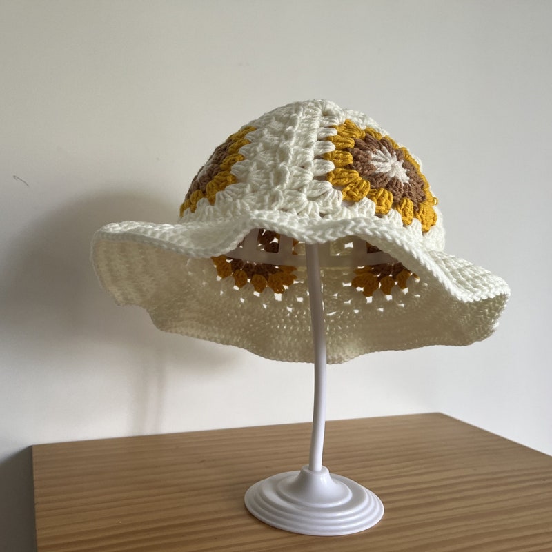 Crochet Hat Flower - Etsy