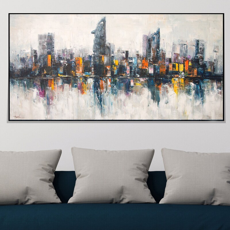 Abstract City Art - Etsy