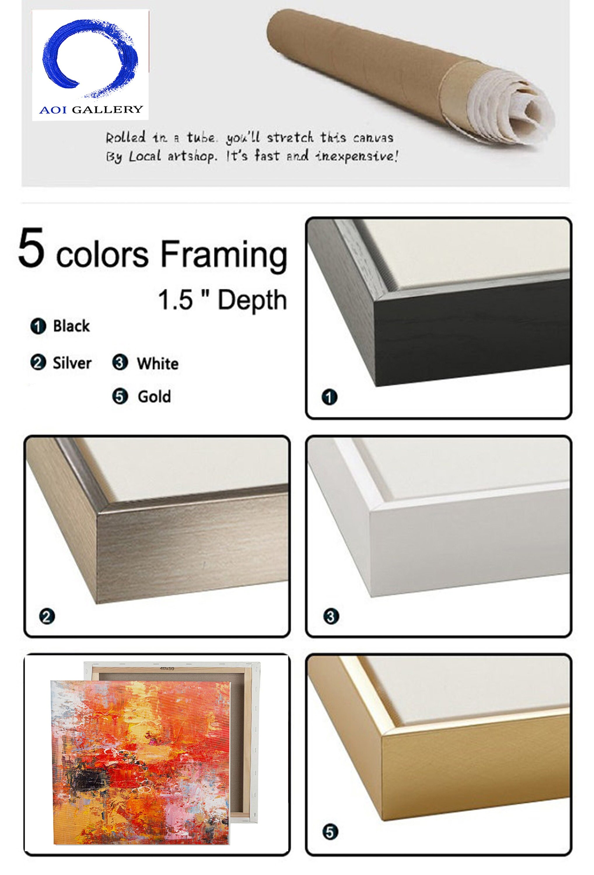 Gold Abstract Painting Neutral Abstract Painting Modern Wall | Etsy