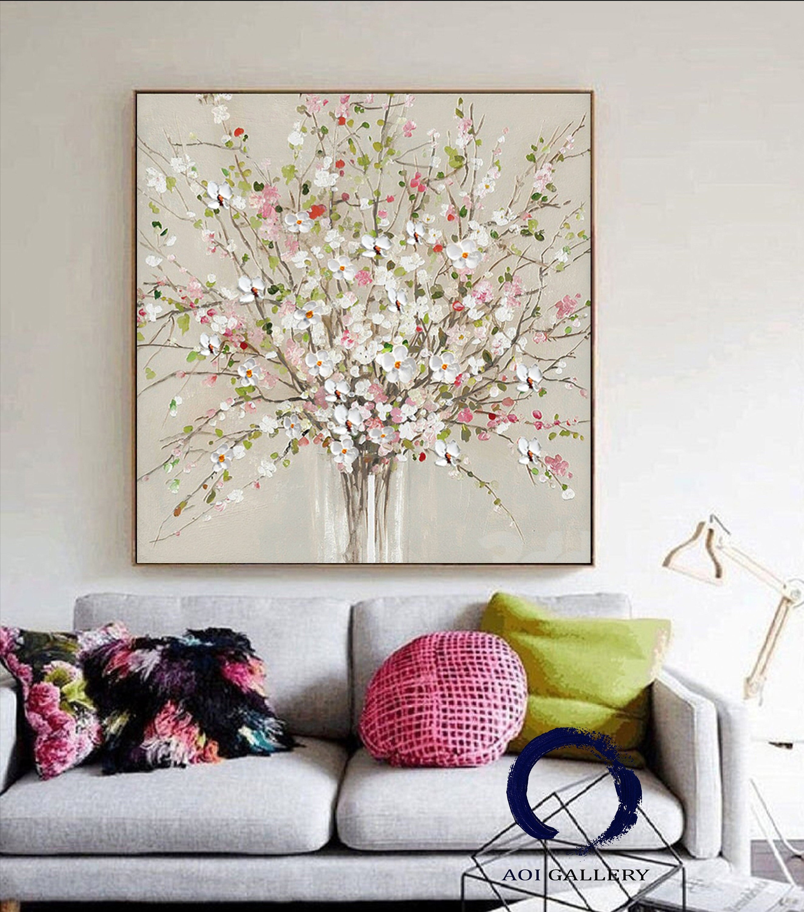 Single Flower Oil Paintings