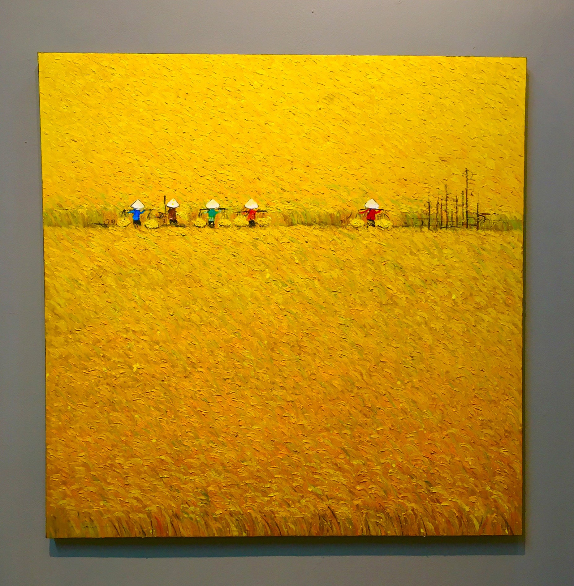 Rice Field Painting