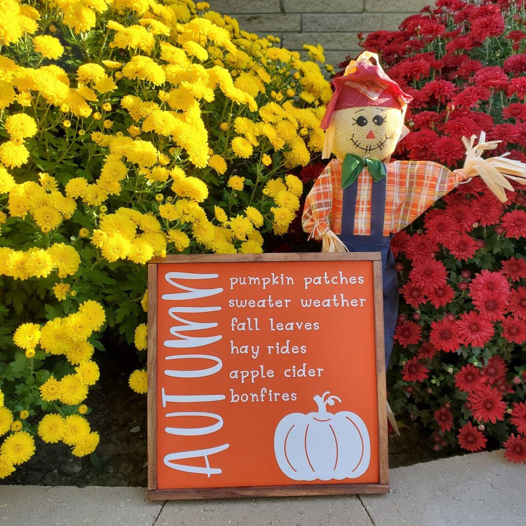 Fall Decor, Fall Signs, Pumpkin Sign, Fall Favorite Sign, Harvest, Fall ...