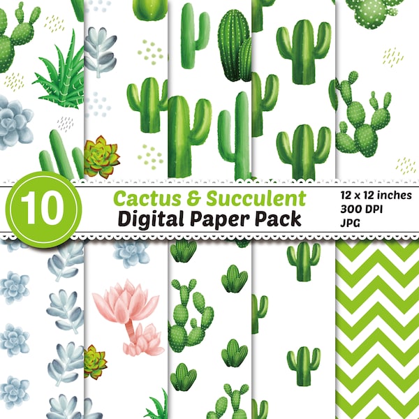 Cactus Digital Download - Etsy