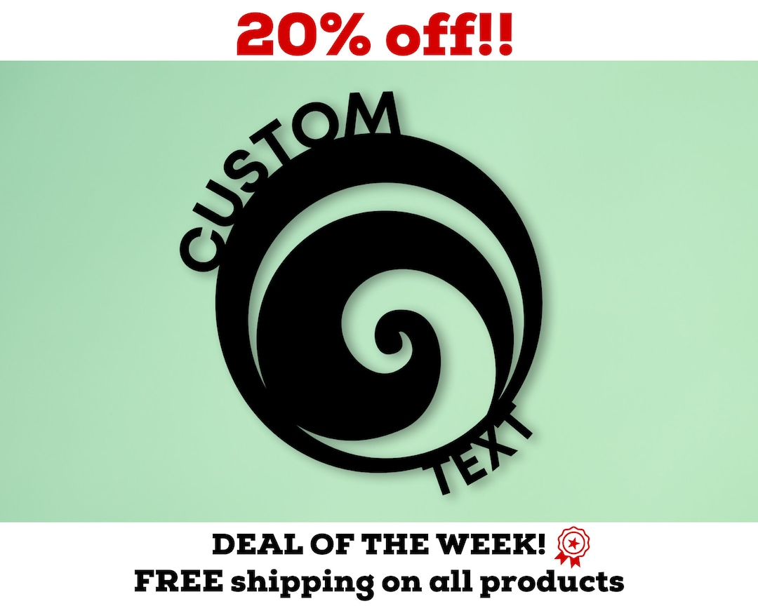 Valentines Day Gift Swirl Name Sign, Custom Monogram , Custom Metal ...