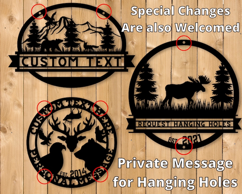 Custom Metal Moose Sign, Personalized Name Monogram, Cabin Decor - Etsy