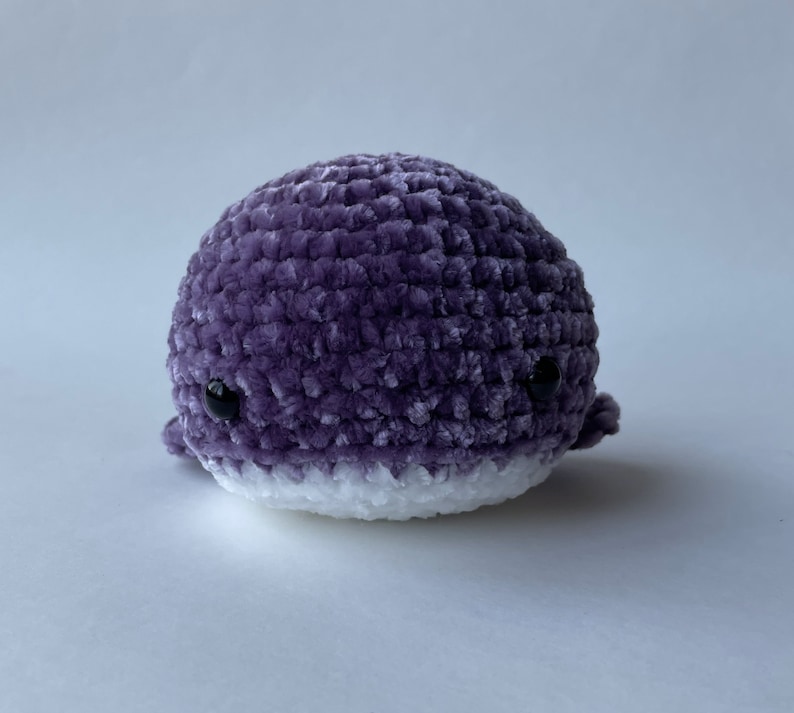 Mini Crochet Whale Crochet Amigurumi Stuffies Stuffed - Etsy