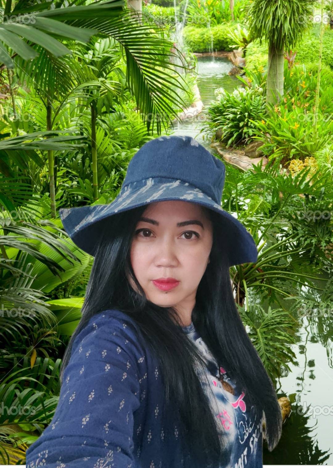 Indigo Hat , Lao Thai Pattern Mut Mee Cotton - Etsy