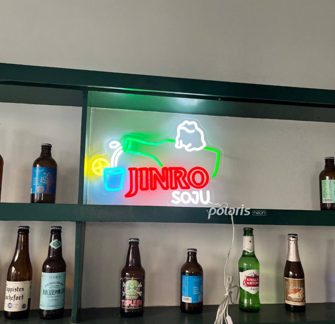 Custom Jinro Soju Neon Sign: Korean Bar Decor - Etsy