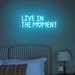 Live in the Moment Neon Sign,trendy Feminine Wall Art,restaurant Wall ...