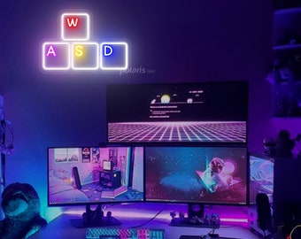 Keyboard Neon Sign - Etsy