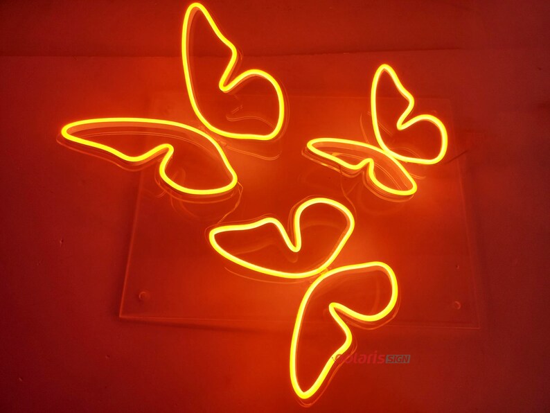 LED Neon Sign3d Butterfly Handmade Neon Sign - Etsy
