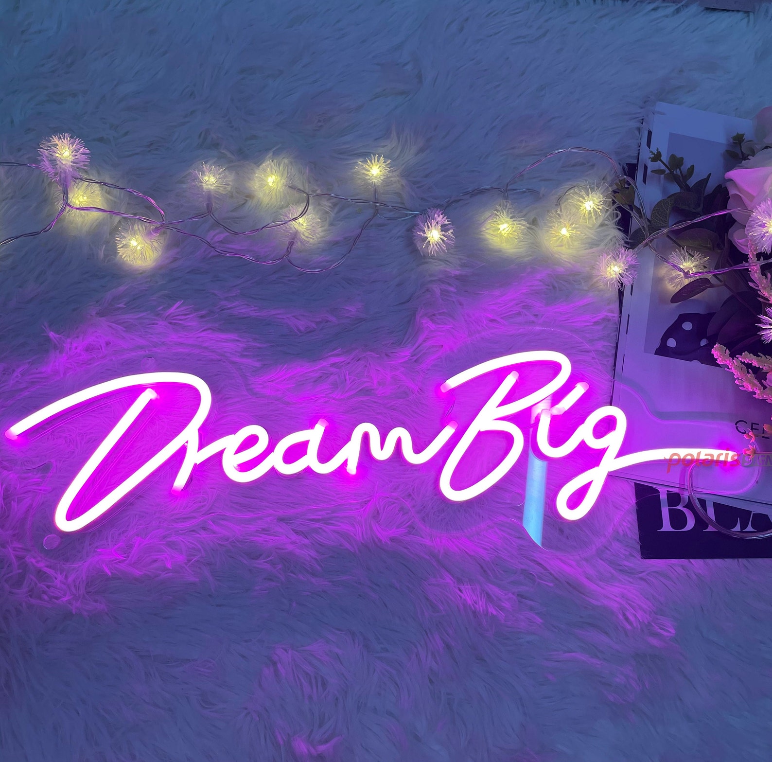 Dream Big Neon Sign for Wall Decor Led Neon Signs for - Etsy