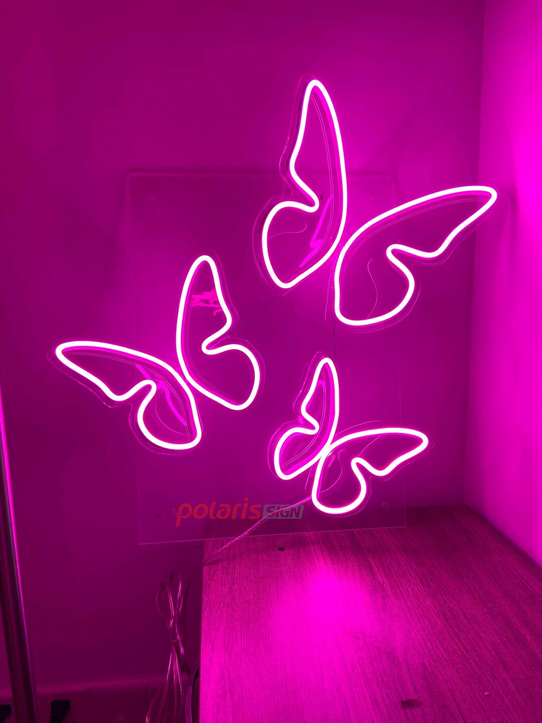LED Neon Sign3d Butterfly Handmade Neon Sign Halloween - Etsy