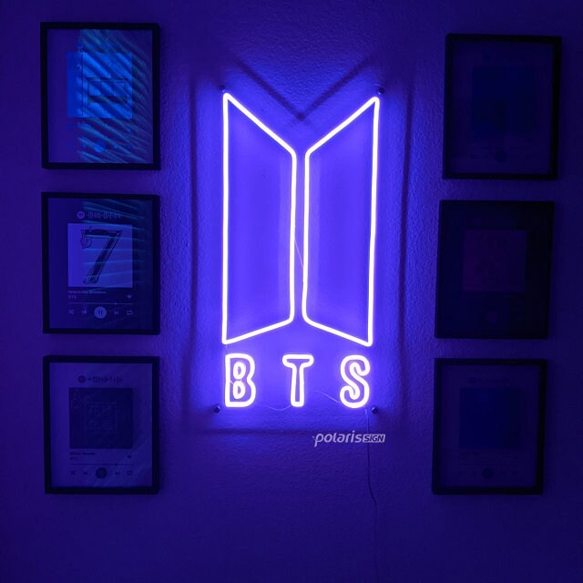 LED Neon Sign BTS Handmade Neon Sign BTS Sign - Etsy Canada