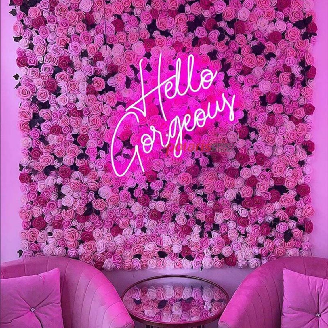 Hello Gorgeous Neon Sign Interior Design Salon Neon - Etsy