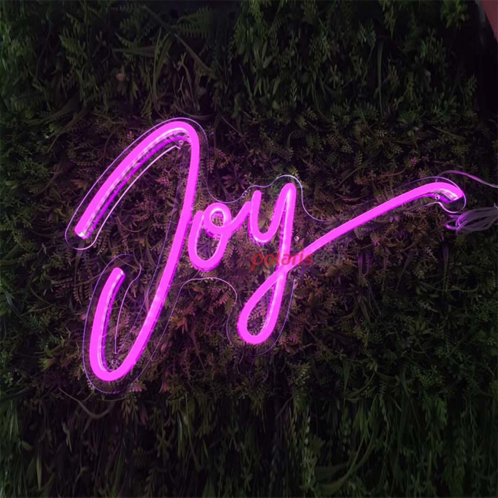 Handcrafted 'joy' LED Neon Sign, Positive Vibes Decor - Etsy
