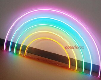 Rainbow Led Sign - Etsy