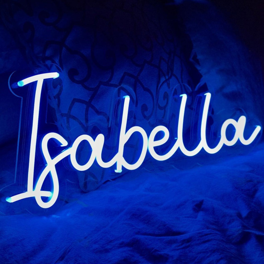 Custom LED Neon Name Sign | Personalized Wall Decor - Etsy