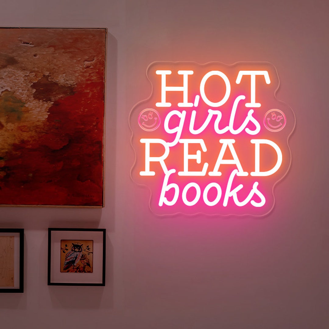 Hot Girls Hit Curbs Neon Sign,a Funny Home Wall Decor and Dorm Art Wall ...