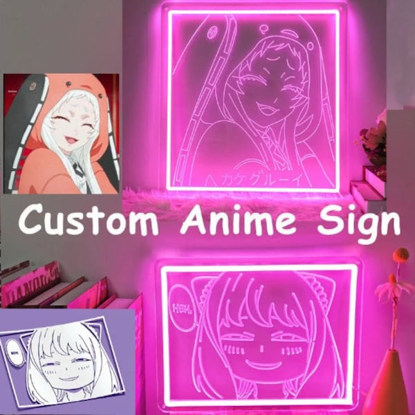 Anime Neon Sign - Etsy