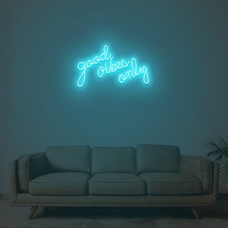 LED Neon Sign/good Vibes Only Neon Sign/custom Neon Sign/neon - Etsy