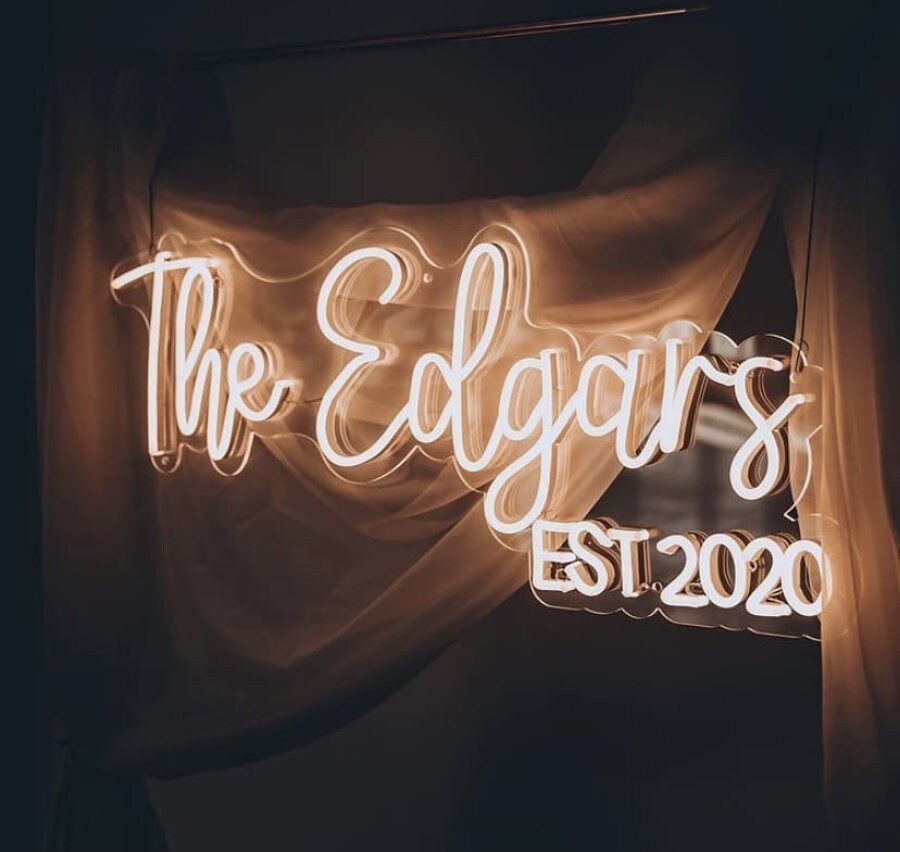 Wedding LED neon sign wedding reception neon sign bride | Etsy