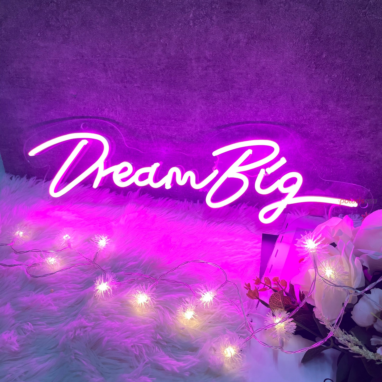 Dream Big Neon Sign for Wall Decor Led Neon Signs for - Etsy