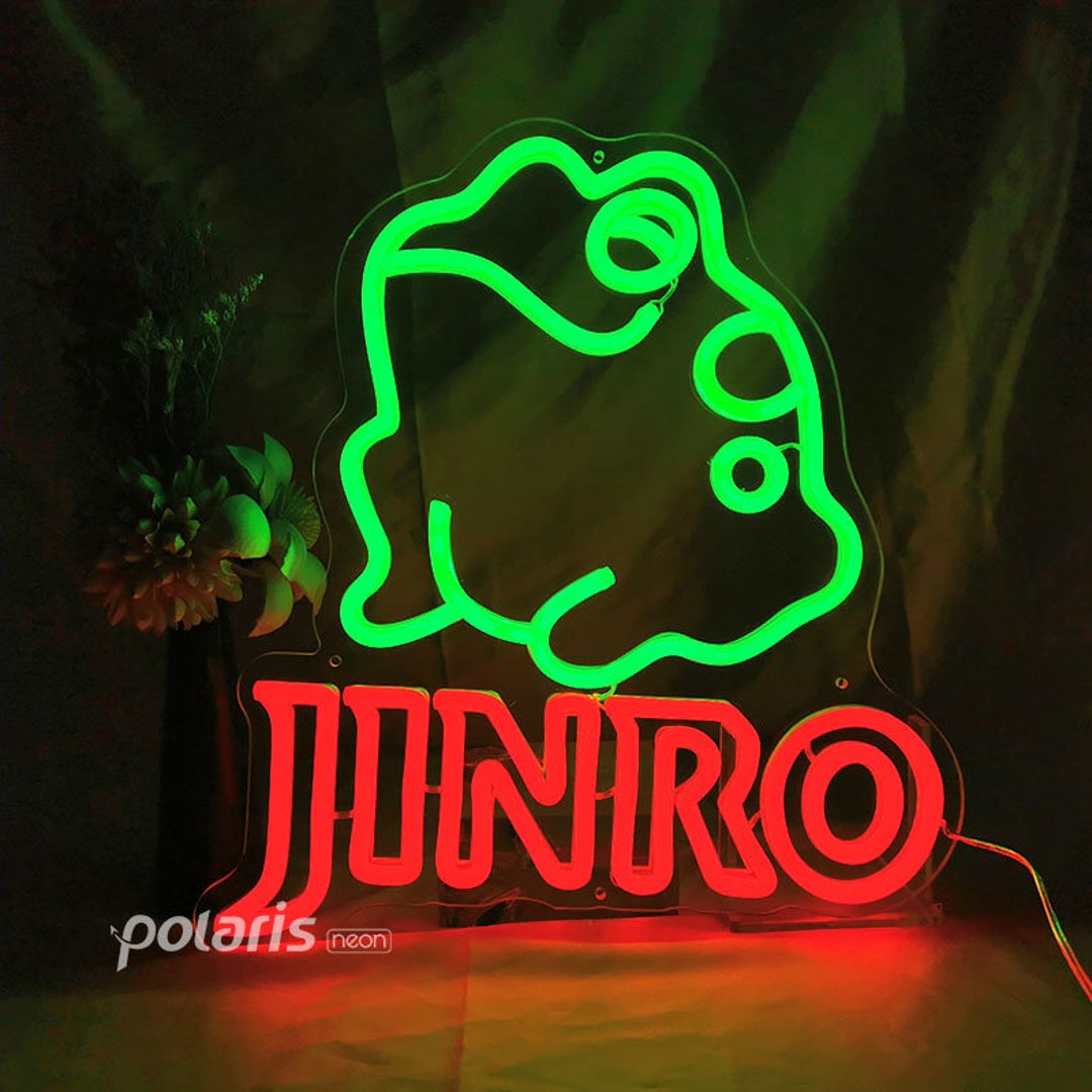 Korean Soju Frog LED Sign, Frog Wall Decor Light, Jinro Soju Neon Sign ...