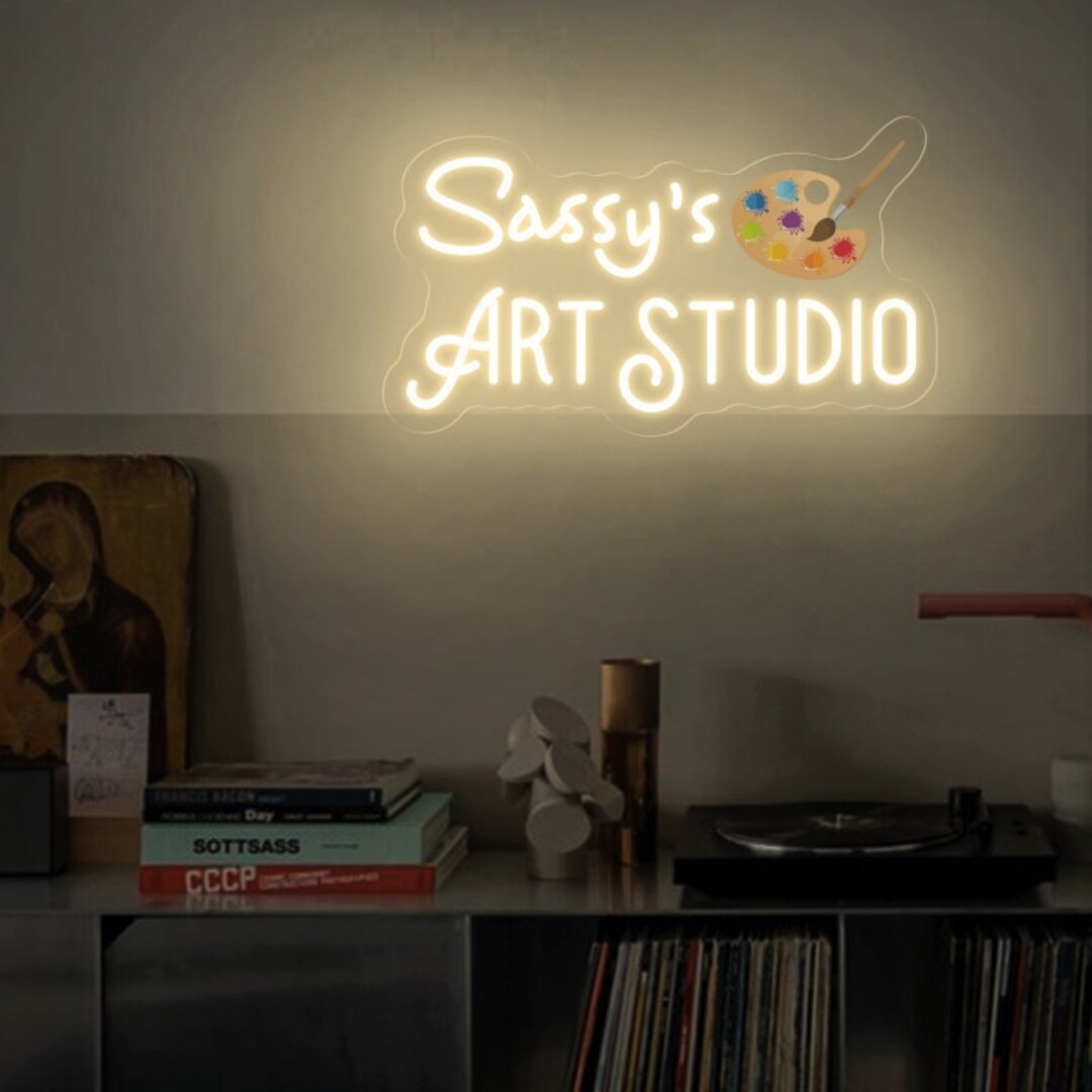 Custom Art Studio Sign, Art Studio Wall Decor, Handmade Art Studio Sign ...