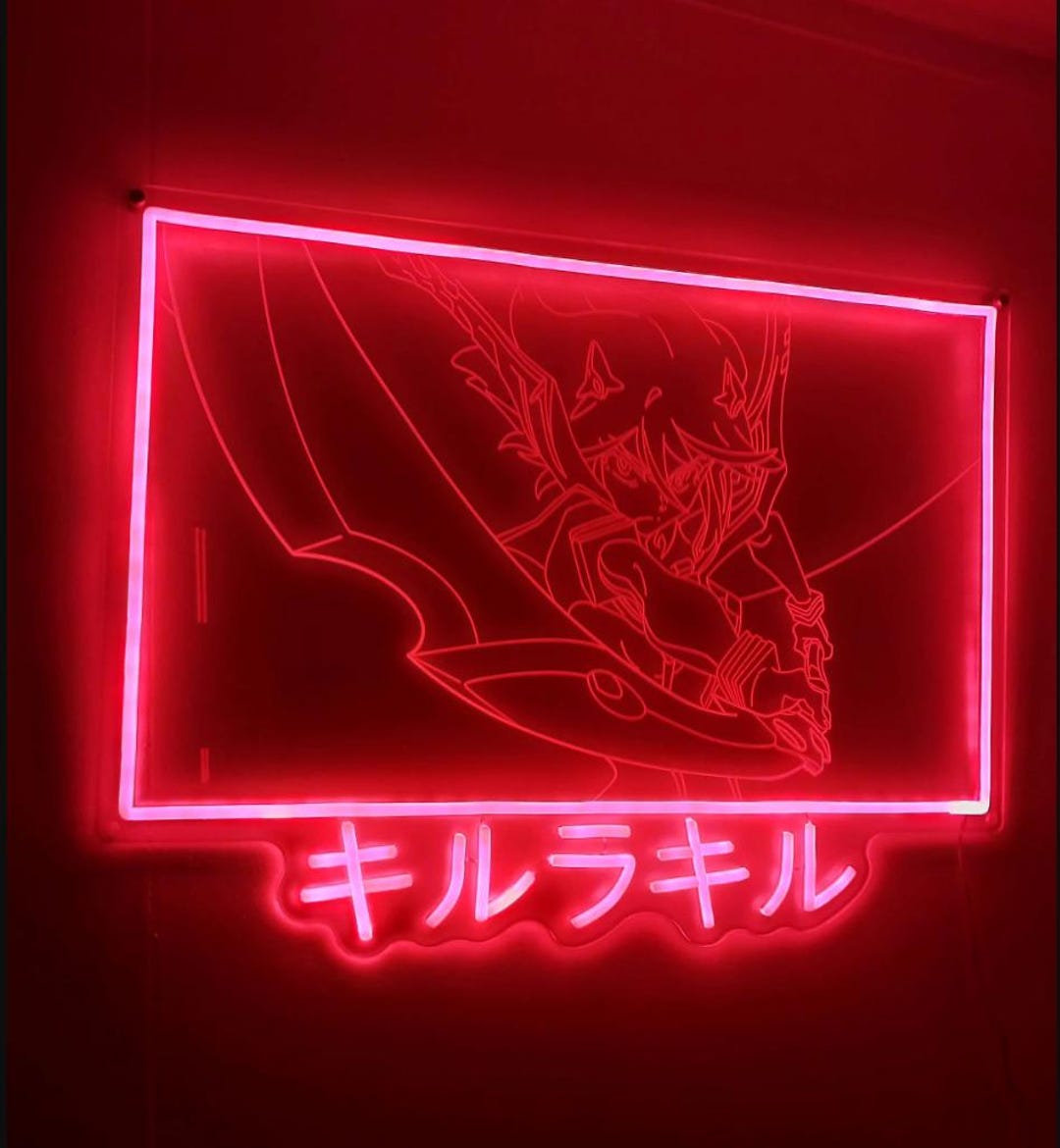 Custom Anime LED Neon Sign: Personalized Game Room Decor - Etsy