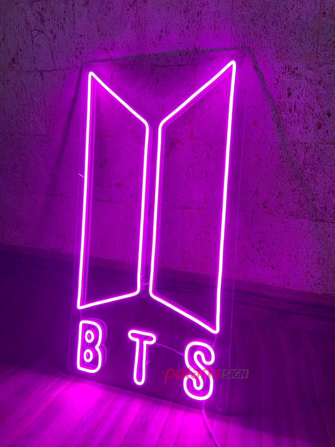 LED neon sign BTS handmade neon sign | Etsy