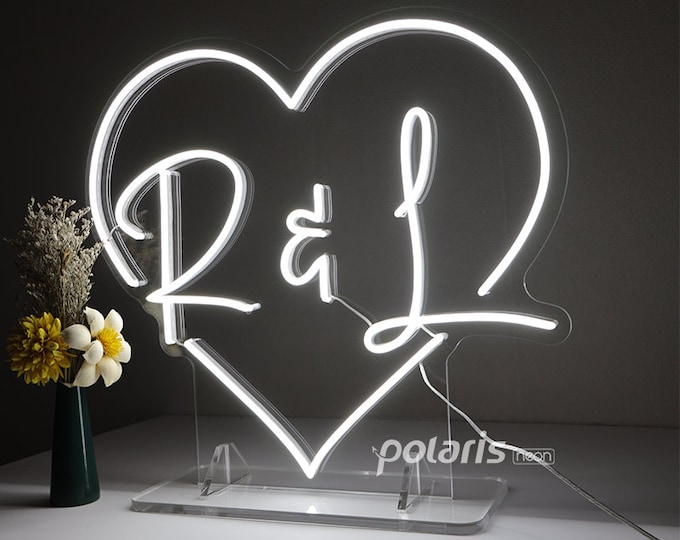 Desktop / Tabletop Name Custom Neon LED Sign for Bedroom, Office and ...