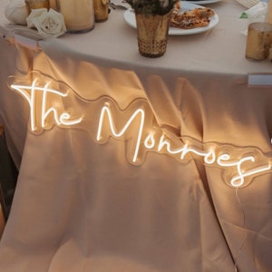 Wedding LED Neon Sign Wedding Reception Neon Sign Bride - Etsy