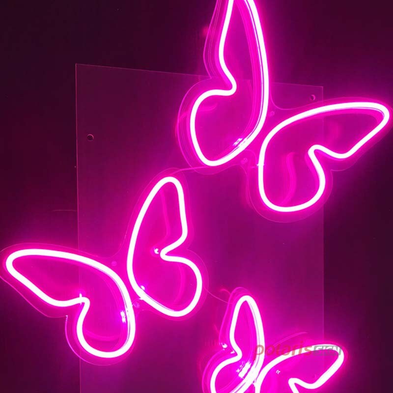 LED Neon Sign3d Butterfly Handmade Neon Sign - Etsy